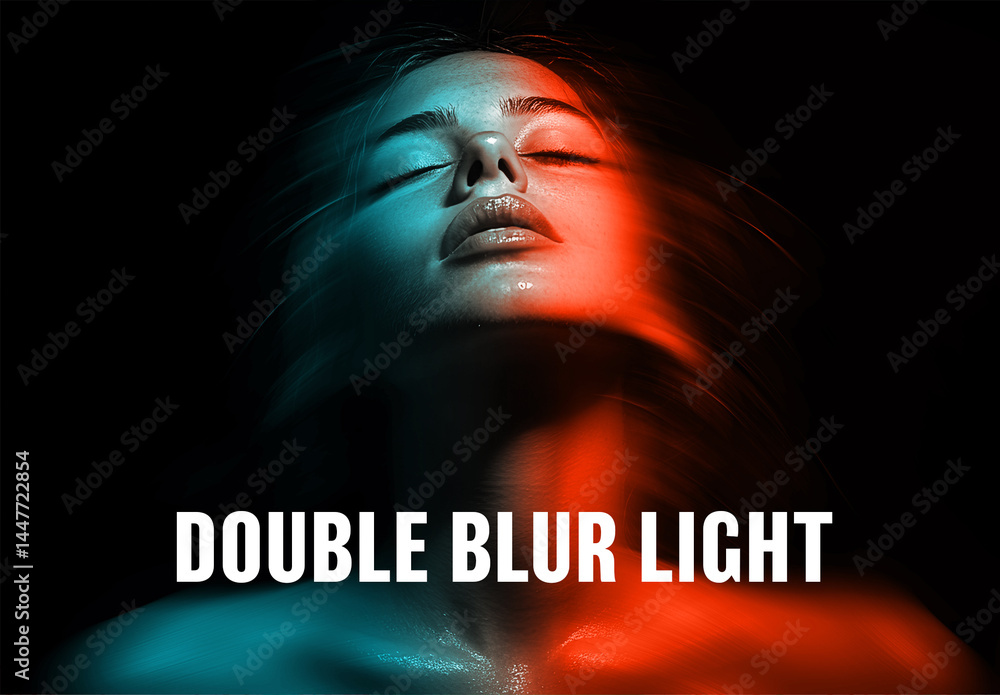Double Blur Light Effect Stock Template | Adobe Stock