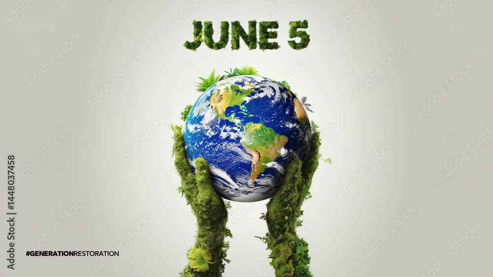 world environment day poster hand globe, world environment day poster ...