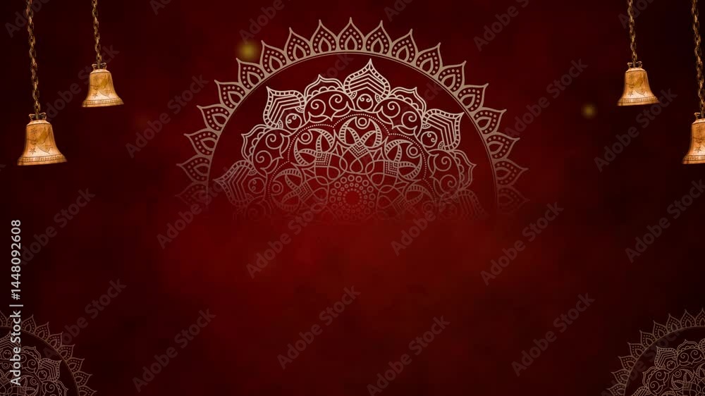 Dark Red color Devotional video Background Stock Video | Adobe Stock