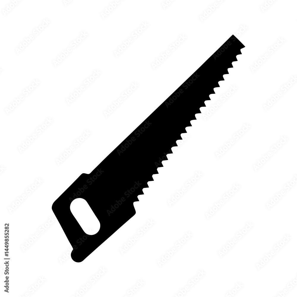 Poster Tenon saw silhouette vector – Wall Art | UkPosters