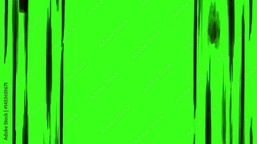 Anime Speed Line Effects Green Screen Motion Overlays in 4K GREEEN ...