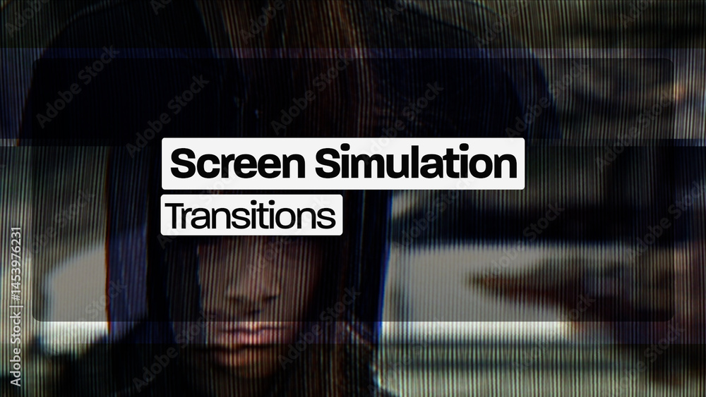Screen Simulation Transitions (Drag And Drop) สต็อกเทมเพลต | Adobe Stock