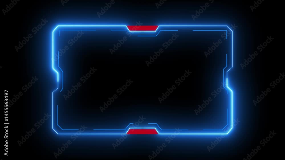 Hud Frame Digital Technology Sci-fi Frame Interface. HUD concept design ...