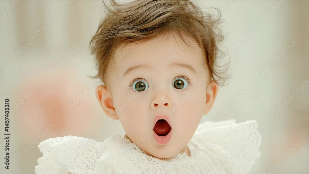 shock baby reaction Surprised baby face expression, baby face surprised ...