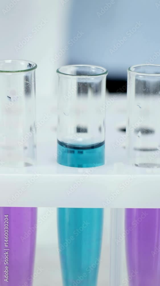 Close-Up of pH Experiment in 4K Ultra HD – Measuring pH Levels Using pH ...