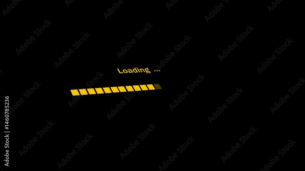 Loading bar animation with indicator , simple line Loading bar with ...