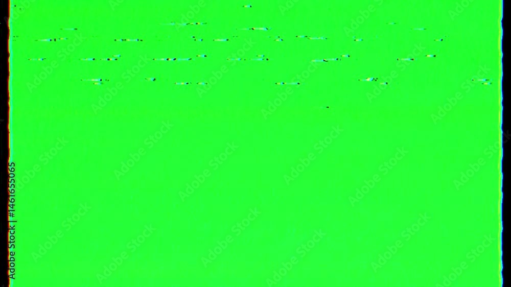 classic old television film mockup 2d animated green screen, black ...