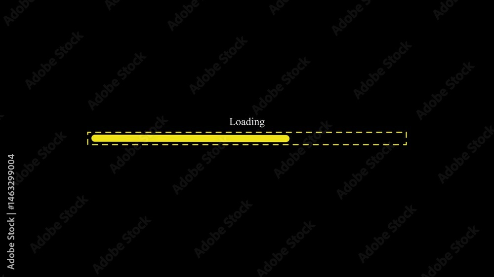 Video „Glitch loading bar. Animation of cyberpunk style loading bar ...
