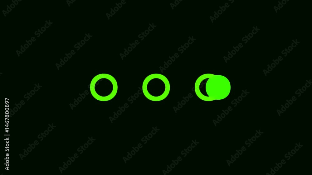 Loading Indicator Bubbles animation. HD Circle Loading Animation for UI UX Projects. Loading is ...