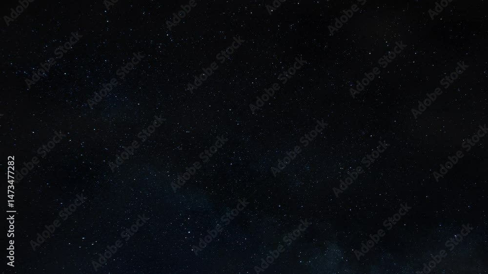 Twinkling Starry Night Sky with Shooting Stars, Looping Background ...