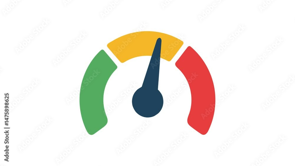 Stockvideon Gauge Level Animation, Animated Gauge Meter, Infographic ...
