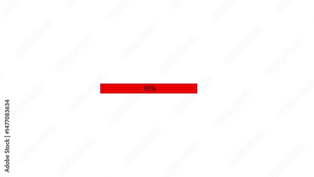 Minimalist Loading Screen with Progress Bar and Circular Animation, Modern User Interface Design ...
