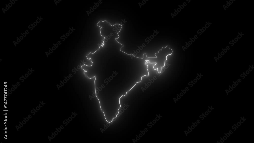 India Map - black World Map International vector template with High ...