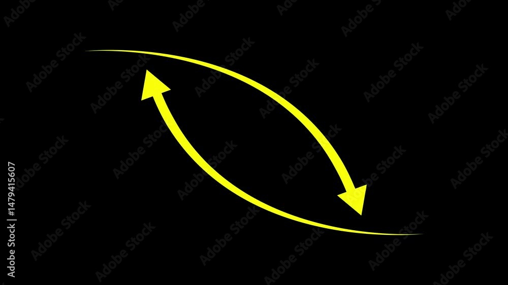 Dynamic Directional Arrow Icon Animation for Motion Graphics, UI/UX ...
