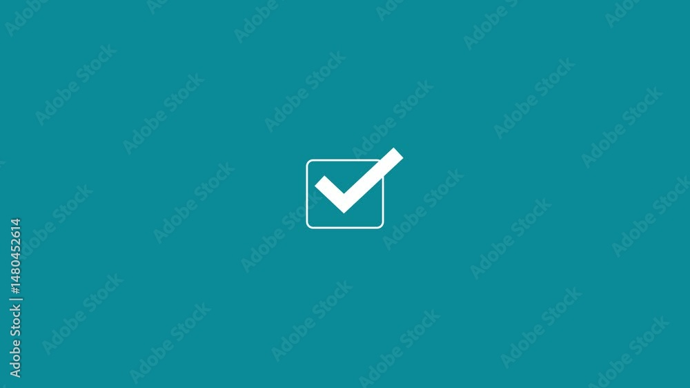 Check mark symbol. approved tick mark icon, Check mark icon animation ...
