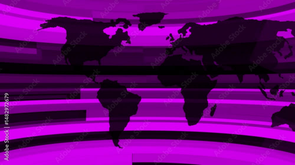 Digital world breaking news Studio Background for news report. Breaking ...