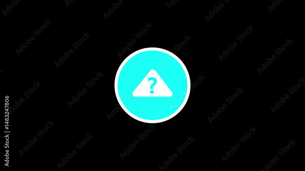 Question Mark Animation with transparent Background. question mark ...