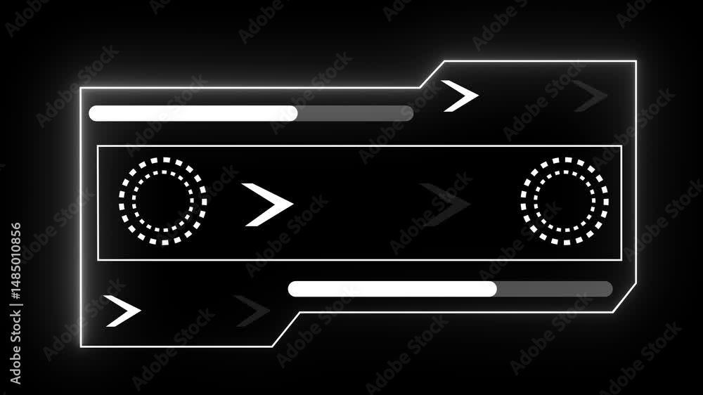 Video template widescreen aspect ratio. Abstract video frame background ...