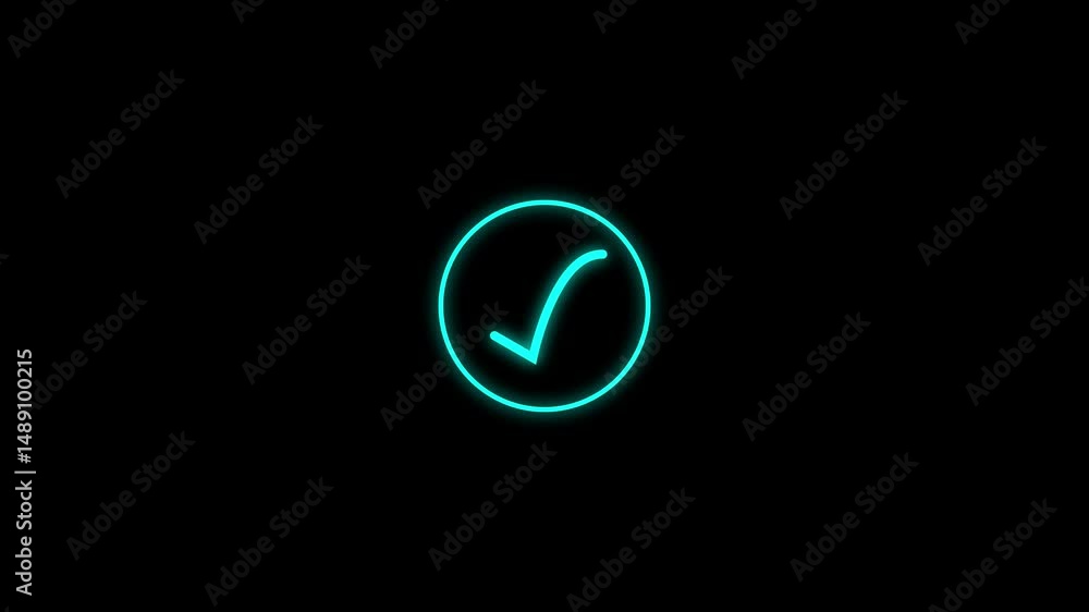 checkmark icon in a circle symbolizing success or validation. Check ...