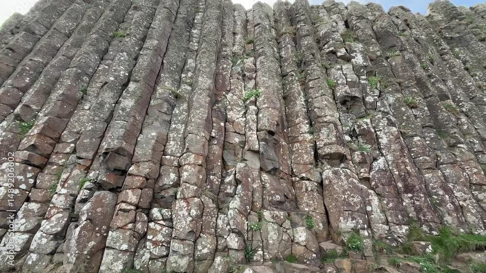 The Giant's Causeway, a UNESCO World Heritage Site on Northern Ireland ...