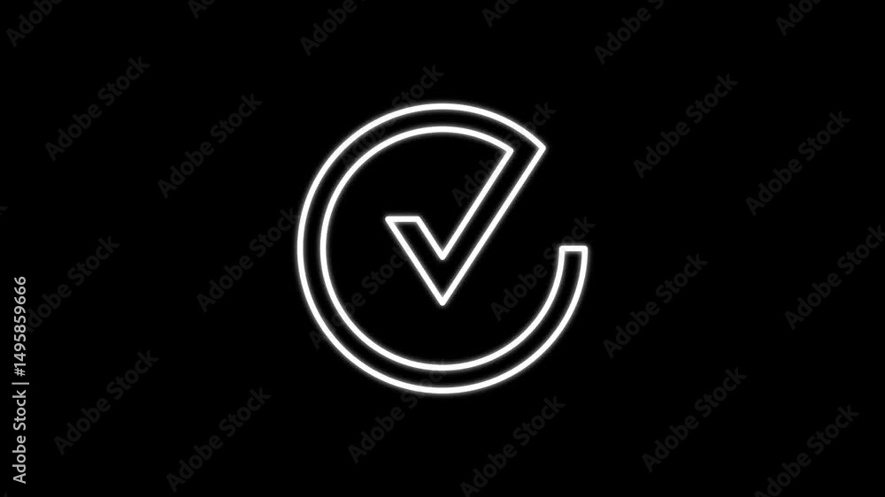 Check mark symbol. approved tick mark icon, Check mark icon animation ...
