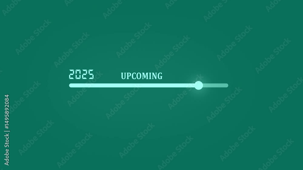New year 2025 to 2026 loading concept. Year change concept. New year ...