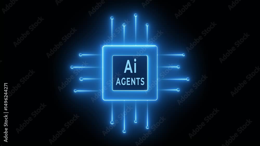 AI agent agentic artificial intelligence animated video virtual ...