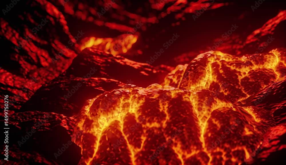 Fiery glow and red-hot energy of a seamless flame texture, perfect for ...