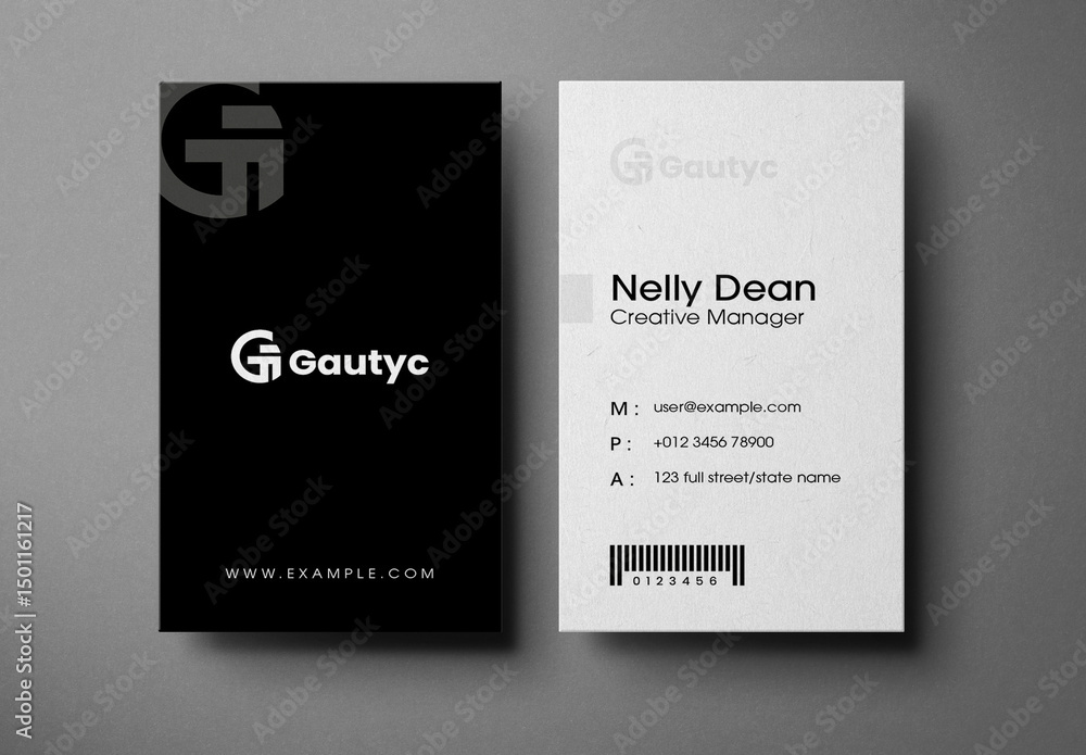 Professional Business Card Design Template Layout Stock Template ...