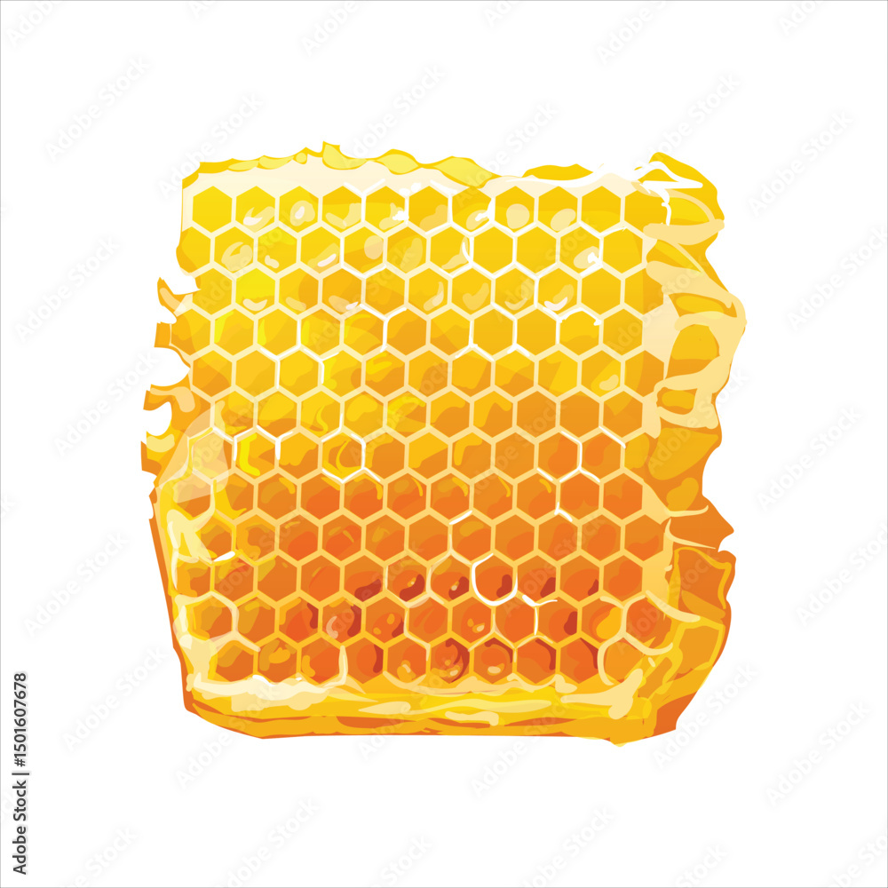 Poster Honeycomb illustration isolated on white background – Wall Art ...