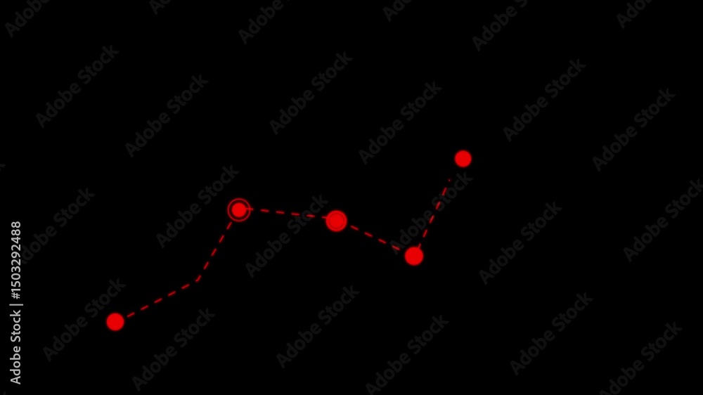 Step-by-step roadmap with included highlighted points. GPS Map ...