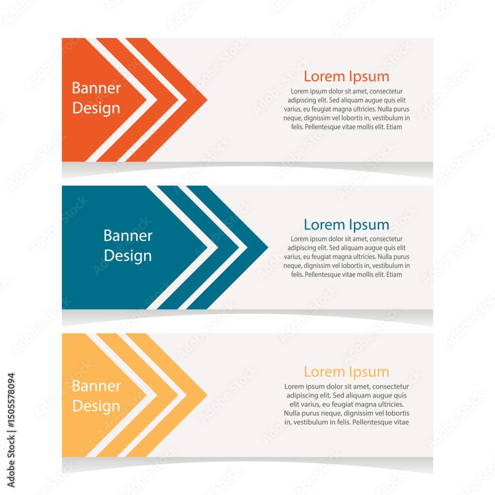 Poster Horizontal banner design for business – Wall Art | UkPosters