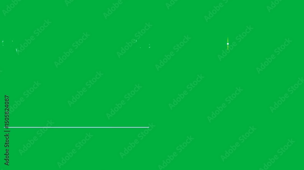 Vidéo Stock Animated cartoon 2d character green screen chroma key 4k ...