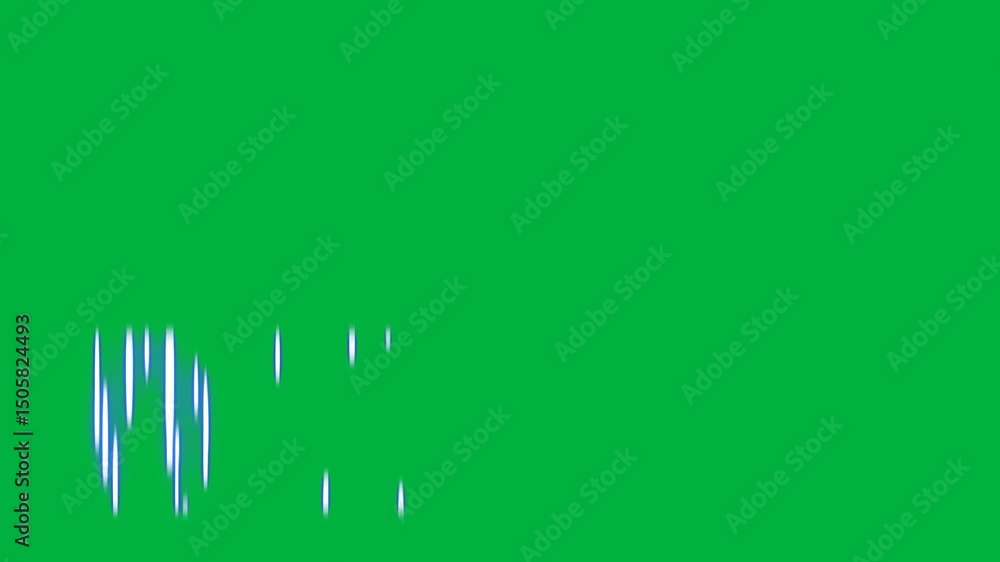 Animated cartoon 2d character green screen chroma key 4k stripe, cross ...