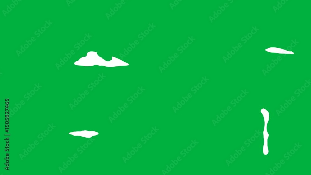 Video „2d character, swirl, drop, splash on green screen, chroma key ...
