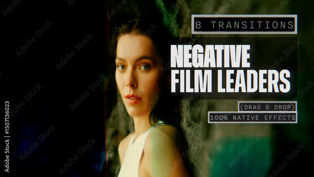 Negative Film Leaders Transitions | Seamless Native Graphics (Drag ...