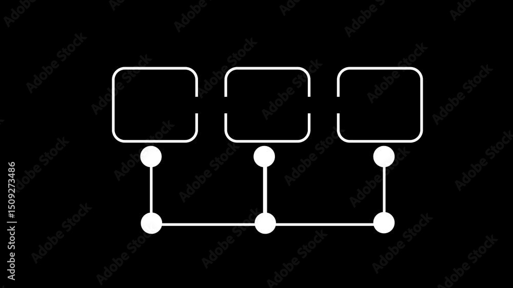 Data flow diagram, logic system, process mapping, network connection ...