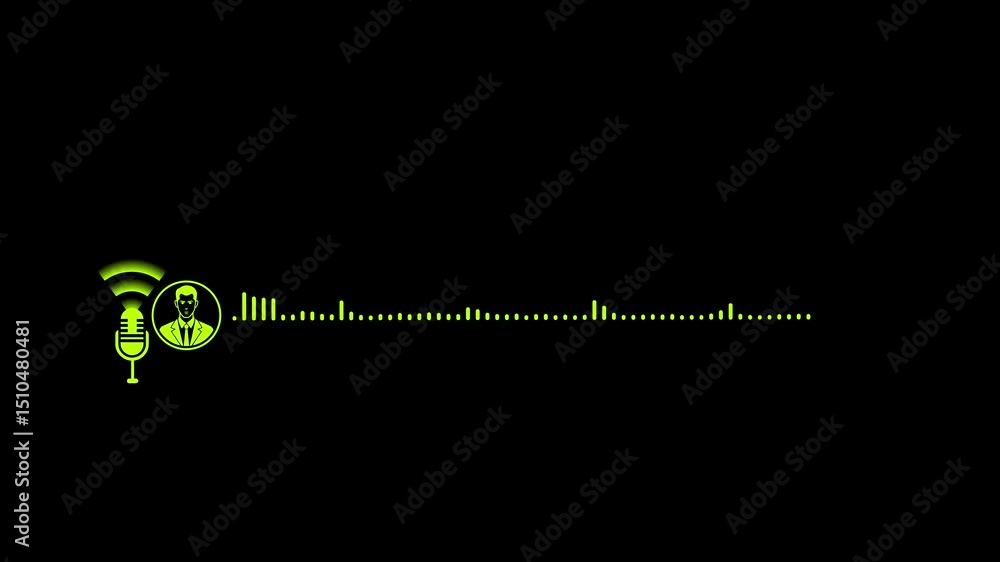 Virtual male character interview voice animation voice recording and ...