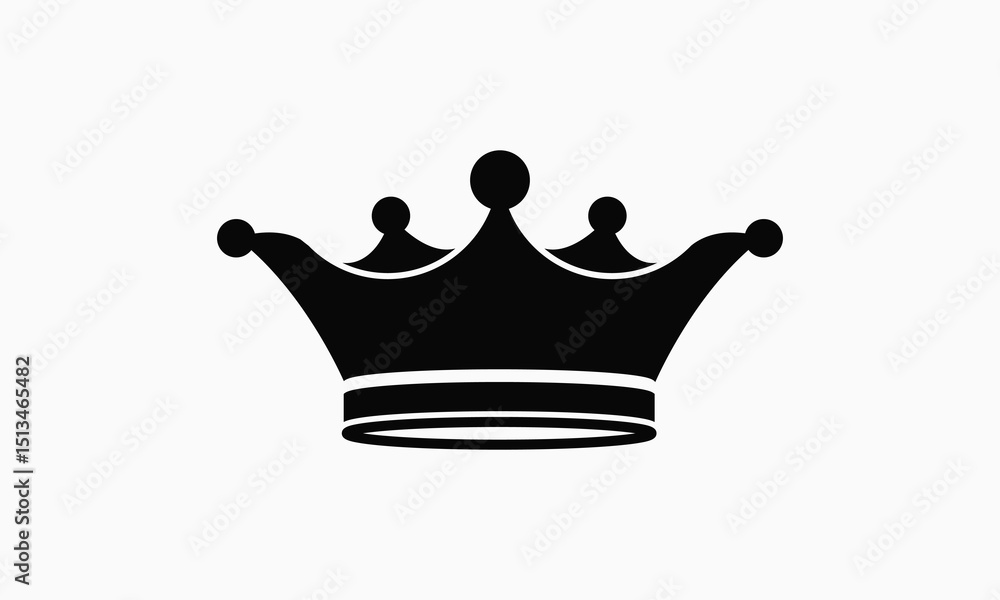 Poster A vector black crown design. – Wall Art | UkPosters