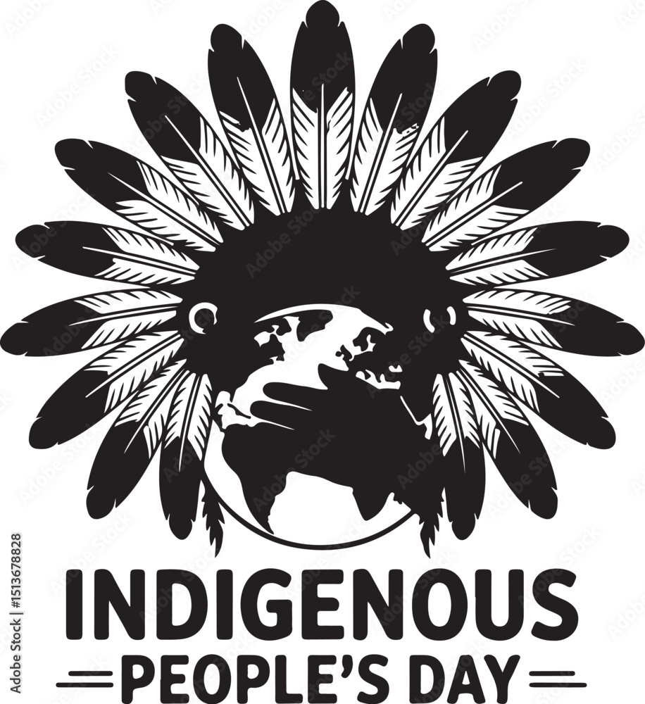 Poster Indigenous People Day Respect the Land t-shirt design – Wall Art ...