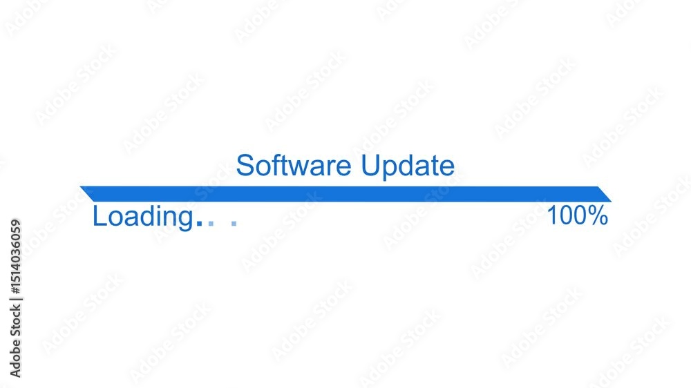Software Update Progress Bar Animated, Modern Animated Loading Bar ...