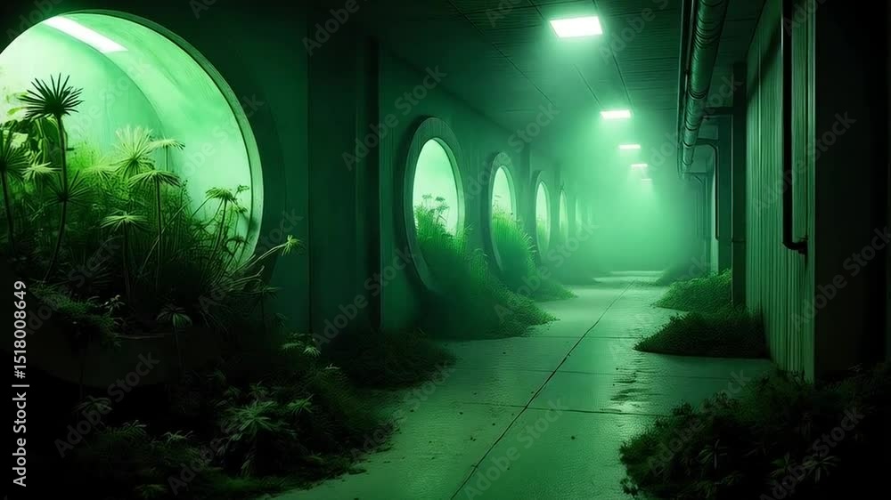 A green science experiment, with mutated plants bursting out of ...