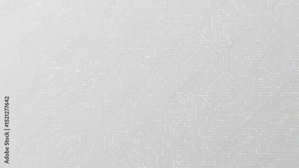 Animated circuit board. Digital technology background. Central computer ...