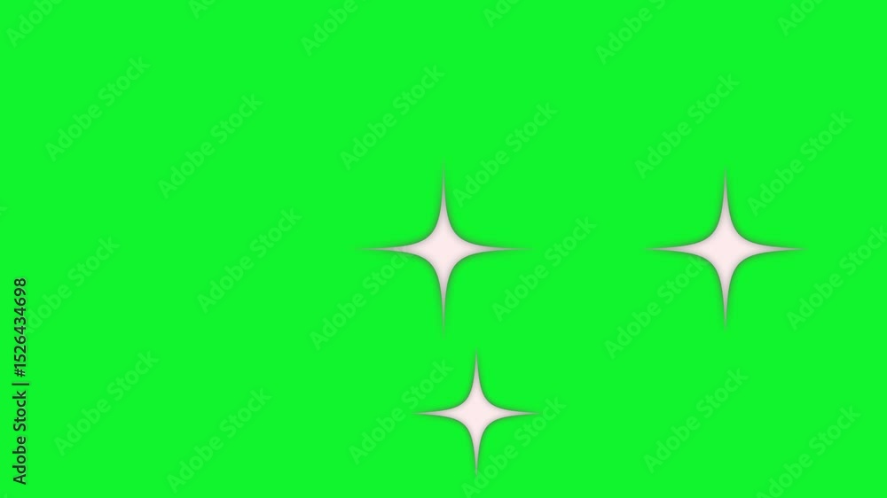 Vídeo do Stock: Glowing Twinkle Stars Animation with Sparkling Lights ...