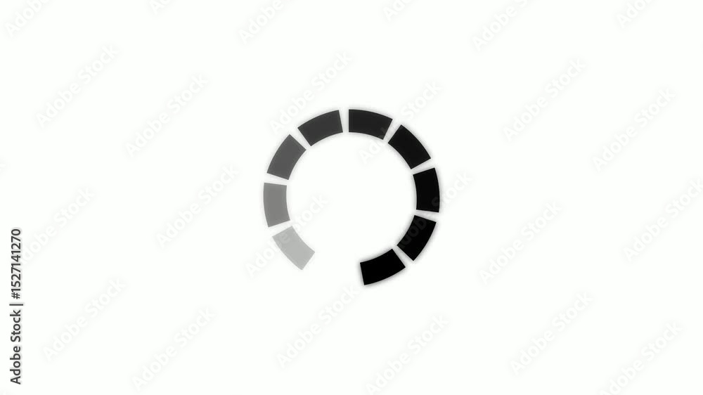 Animated of circle loading icon .Wheel loading concept icon. Modern ...
