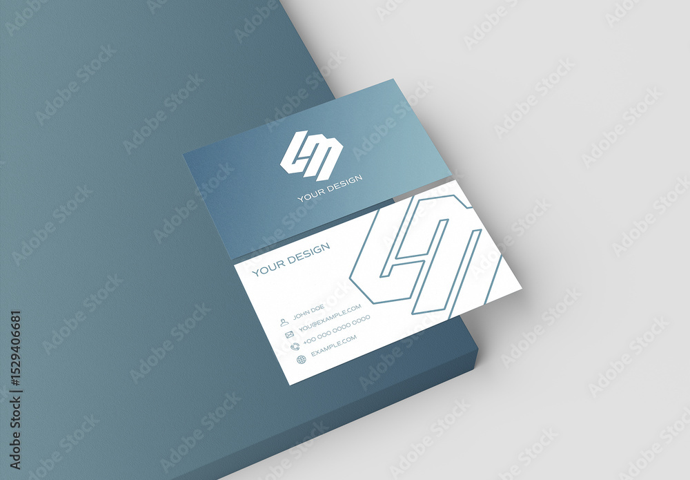 Editable Business Cards Mockup Stock Template | Adobe Stock