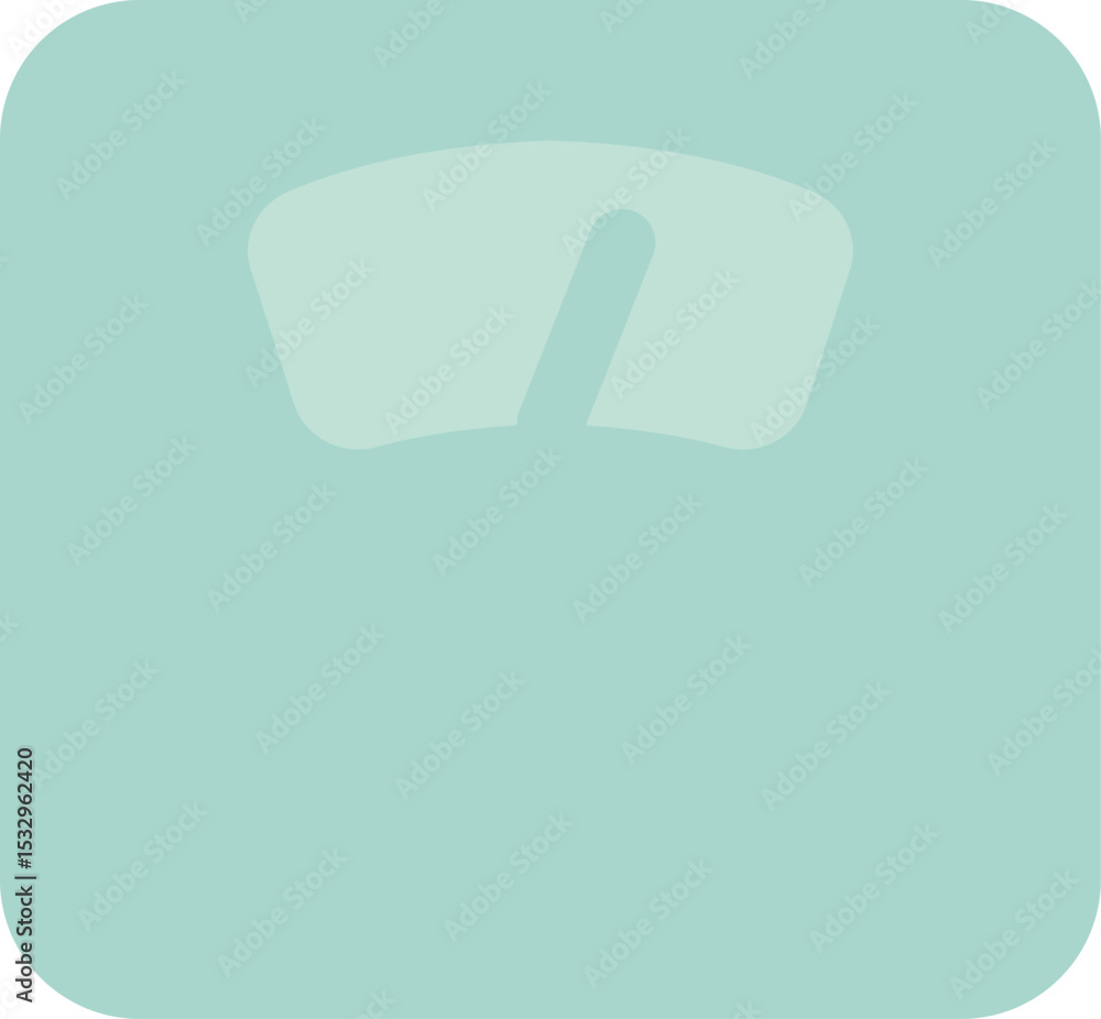 Poster Minimal Digital Weighing Scale Vector Illustration – Wall Art ...