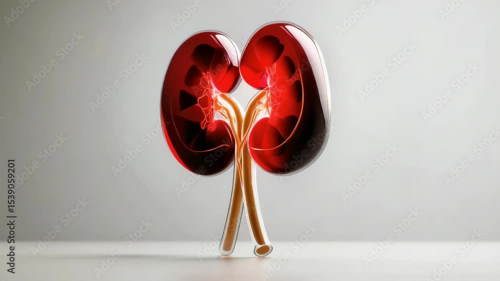 Renal disorder: nephron failure, toxin buildup, urine change, body ...