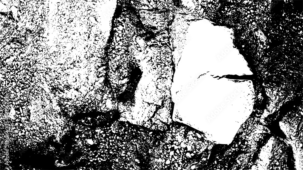 Poster Concrete rubble line art – Wall Art | UkPosters