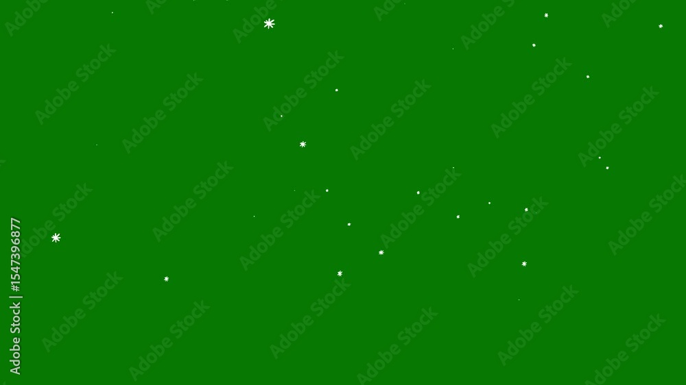 snowfall green screen drawing 2d snow on it in the sky animated ...